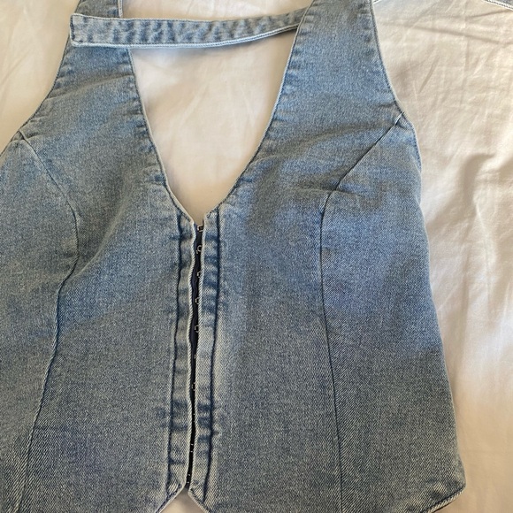 emory park | Tops | Emory Park Denim Halter Top | Poshmark